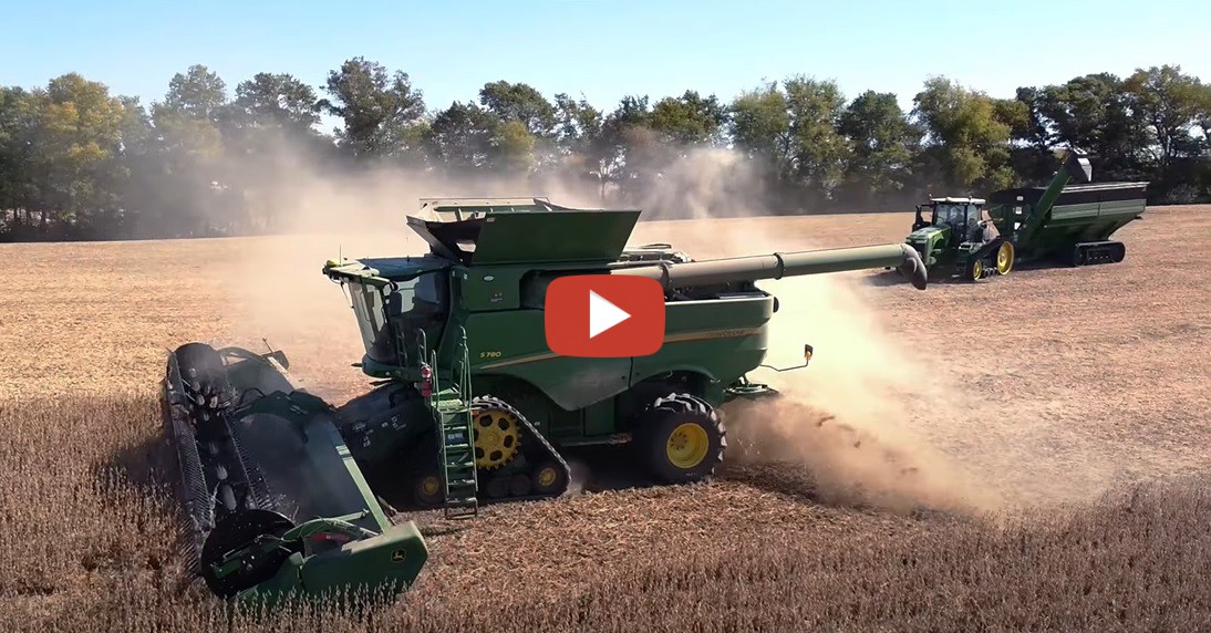 Soybean Harvest 2022 Bauer Ag Group with a John Deere S780 Harvester - John Deere tractor and ...