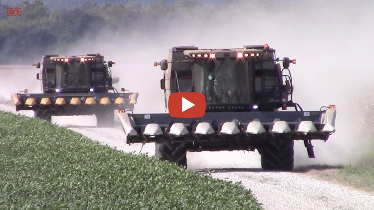 bigtractorpower 2022 -GLEANER S77 Combines on the Move in Corn Harvest ...