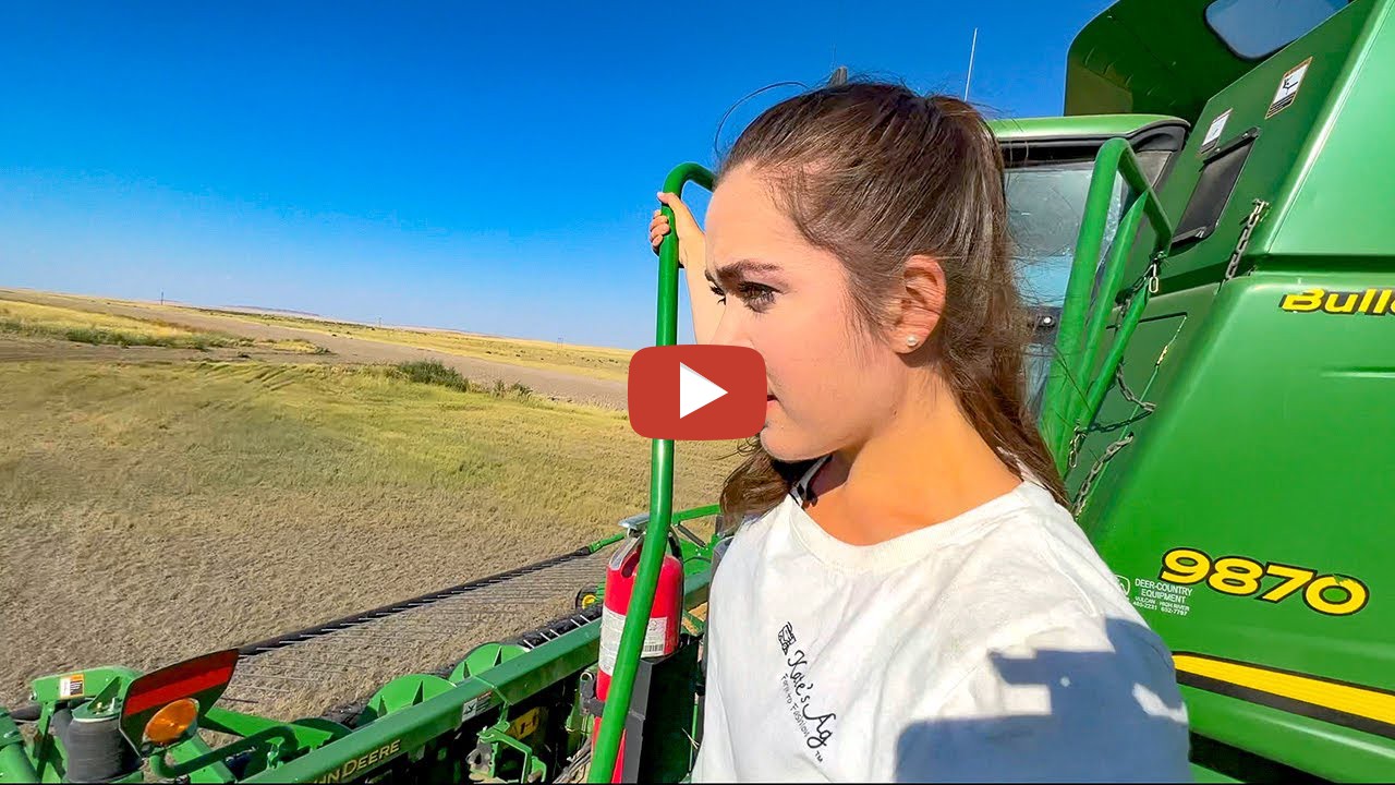 Kate's Ag - Farm to Fashion - Roding with Combine Harvesters -Montana ...