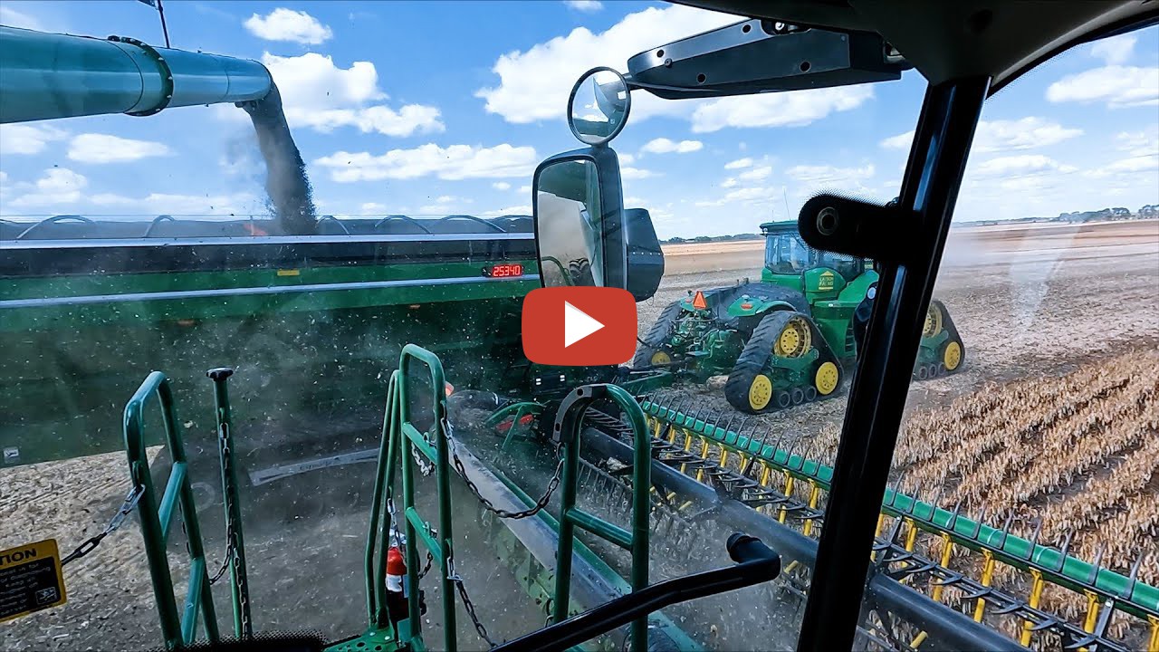 Larson Farms -- Doing Everything We We’re Told Not To Do! Beans harvest ...