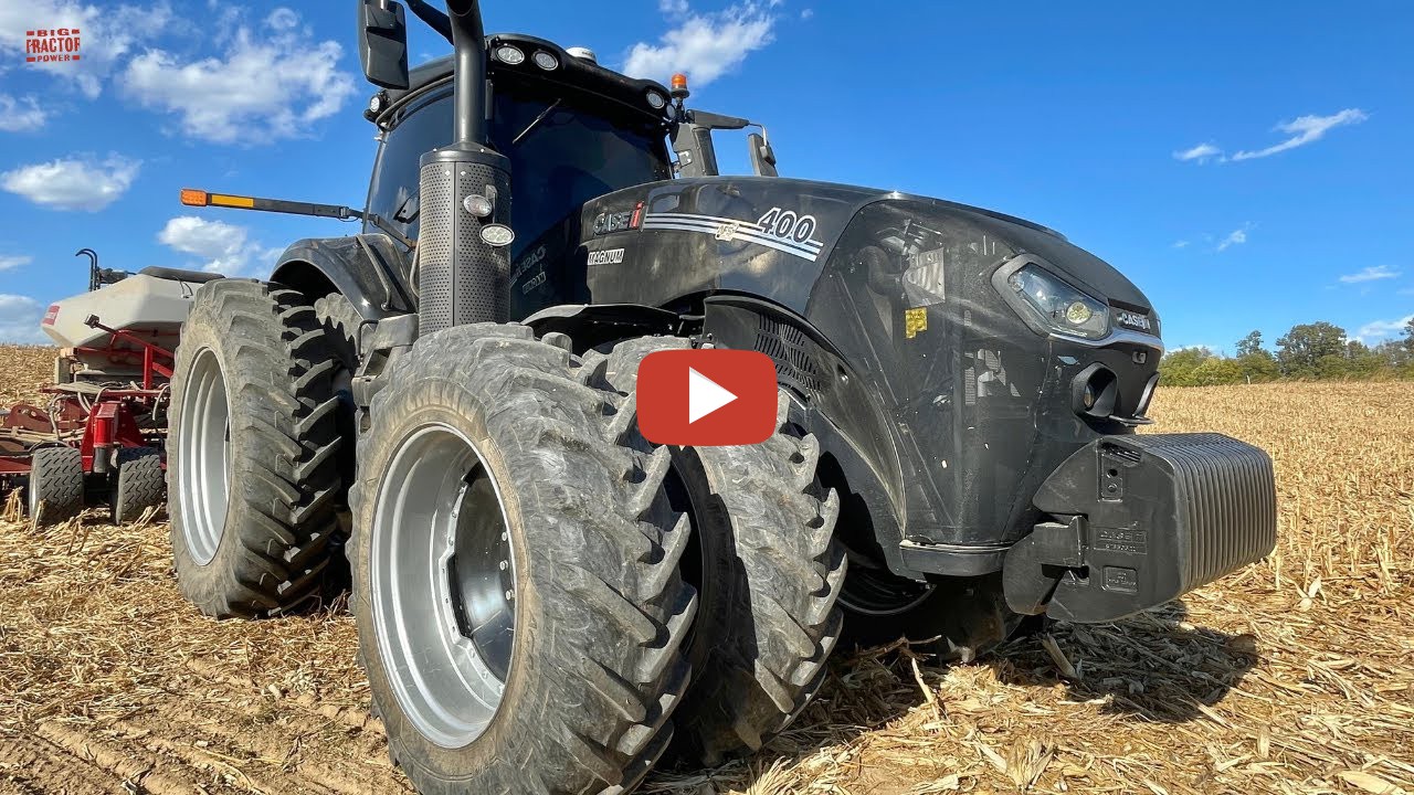 bigtractorpower 2022 is out in the field with a rare BLACK NIGHT MAGNUM 400 Demonstrator Tractor ...