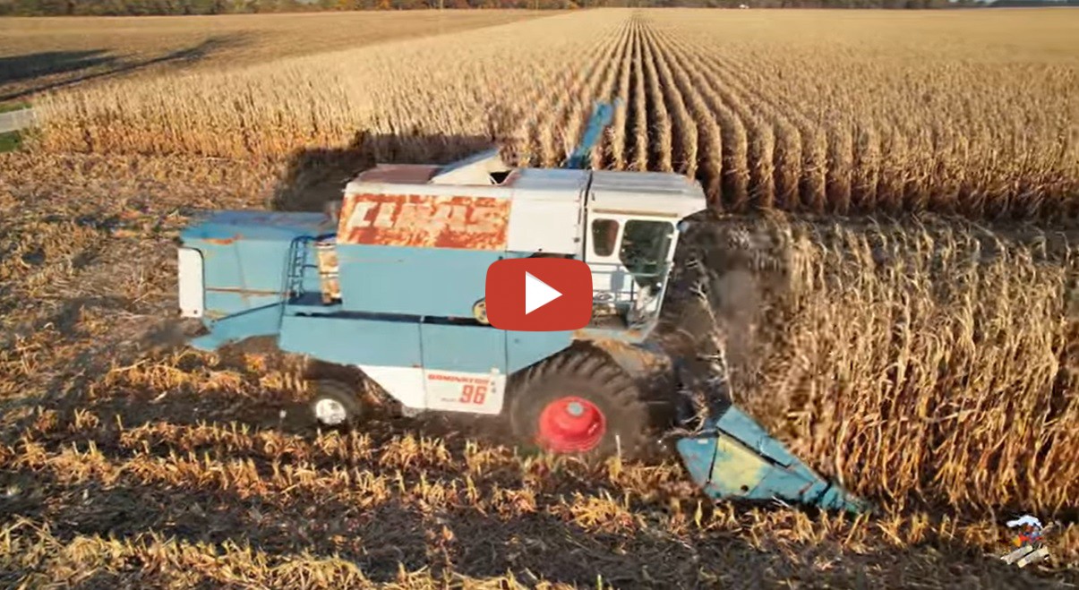 Mike Less - Farmhand Mike -- Corn Harvest 2022 in a corn field near ...