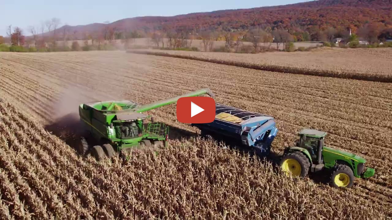 *Fall Corn Harvest 2022 on a Central Pennsylvania Farm.. John Deere ...