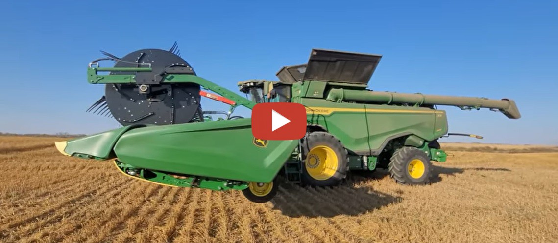 Mike Mitchell -- Oats harvest 2022 with the John Deere X9 ...