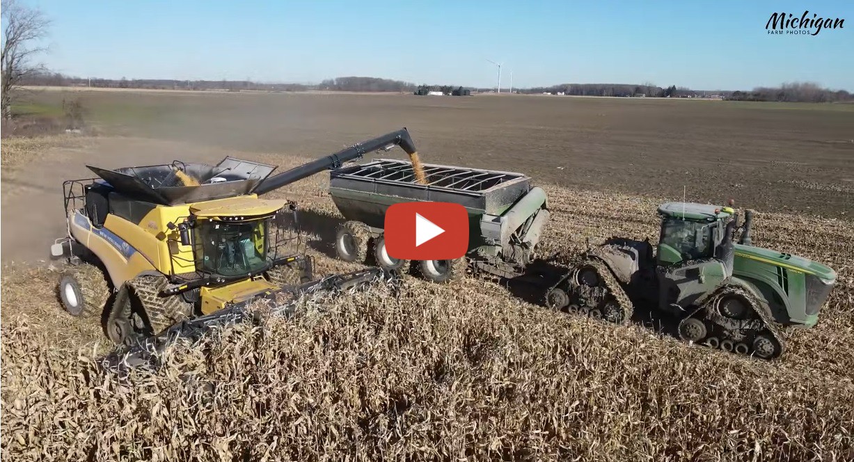Michigan Farm Photos 2022 New Holland CR9.90 with ATI Powerflex tracks ...