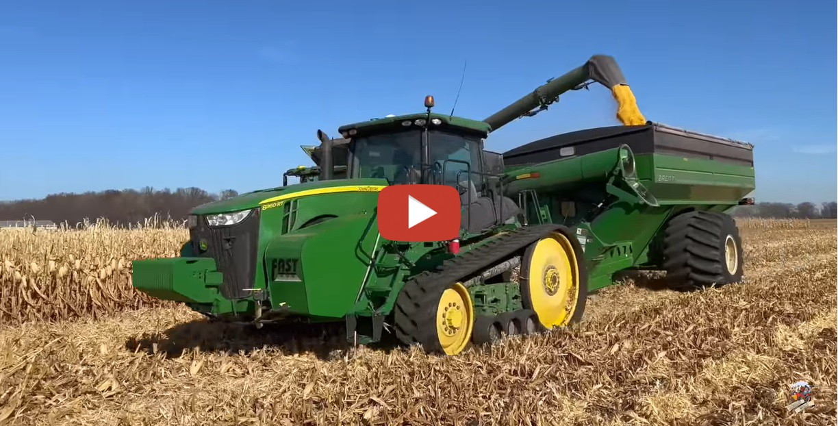 Mike Less - Farmhand Mike -- Harvest 2022 corn crop with their NEW John Deere X9 1100 combine ...