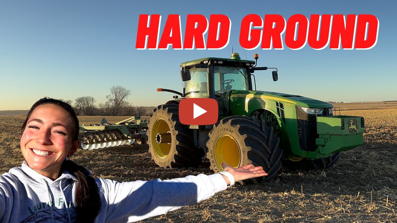 Laura Farms -- Pulling A Disk Ripper Through Compacted Soil...... Fall ...
