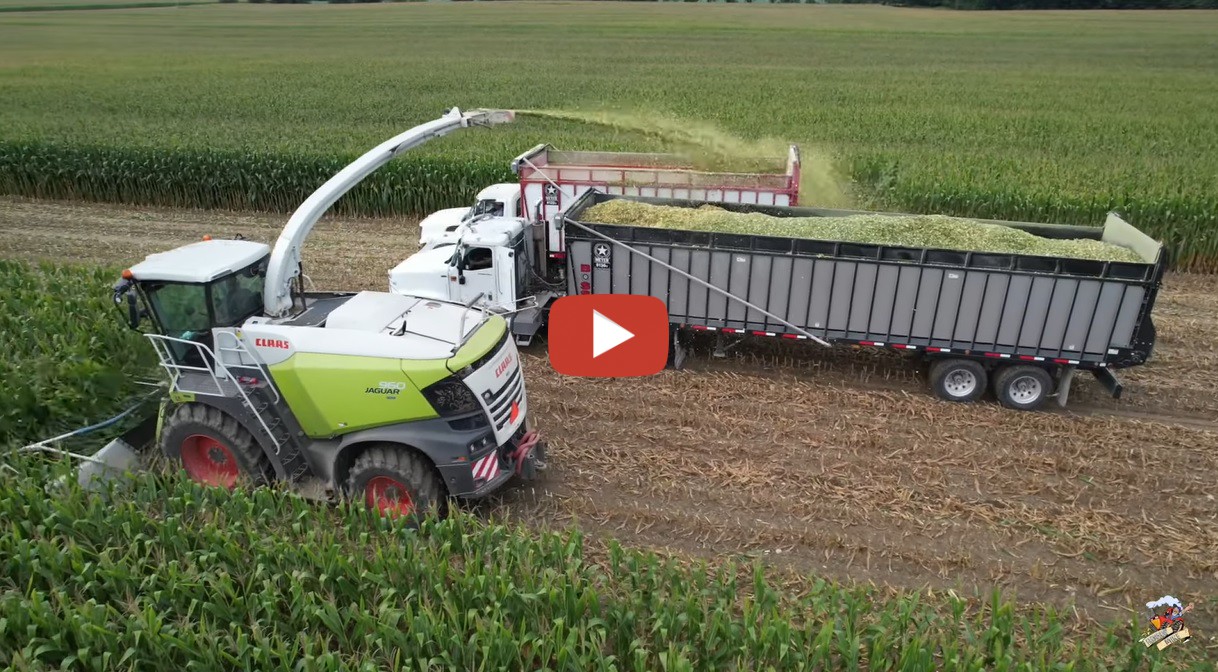 I visit Union Go Dairy Farm near Winchester Indiana as they chop their ...