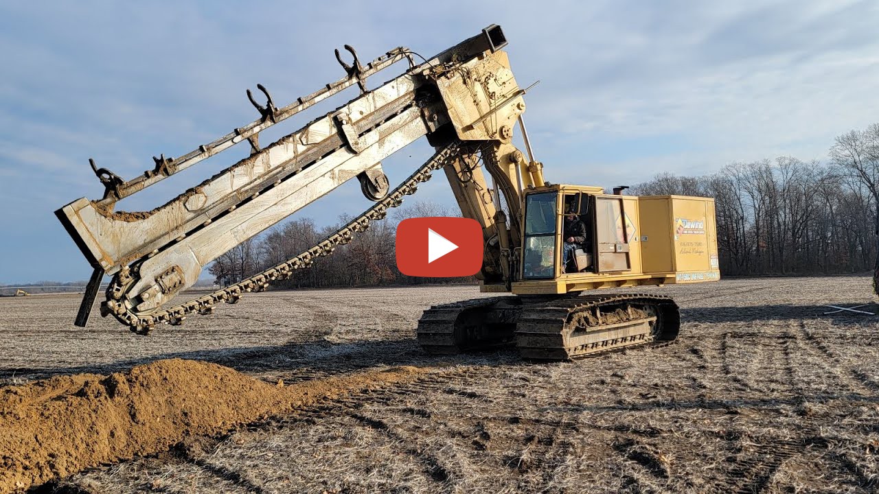 1000 Horsepower Caterpillar Powered Mega Trencher!! That machine is a ...