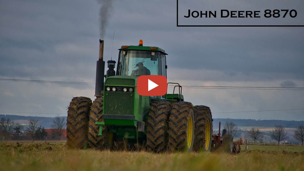 🇺🇸 AMERICAN STYLE - John Deere 8870 (1995) + HORSCH Terrano 4FX ...