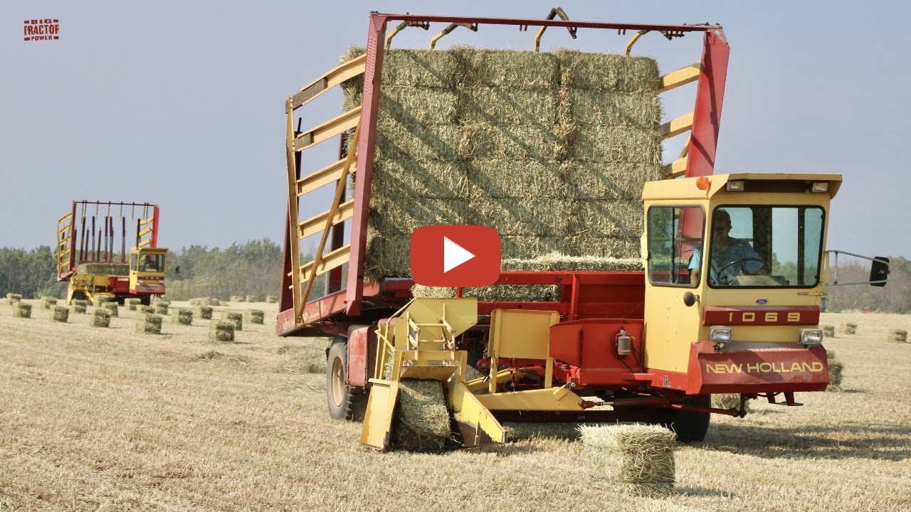 Bigtractorpower - 2023 - in the field with a two New Holland 1069 Stack Cruisers that ...