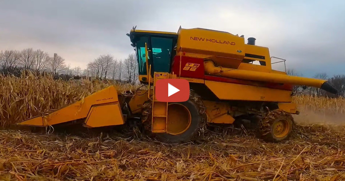 Boehm Farm -High Moisture Corn Harvest- December 5. corn was planted ...