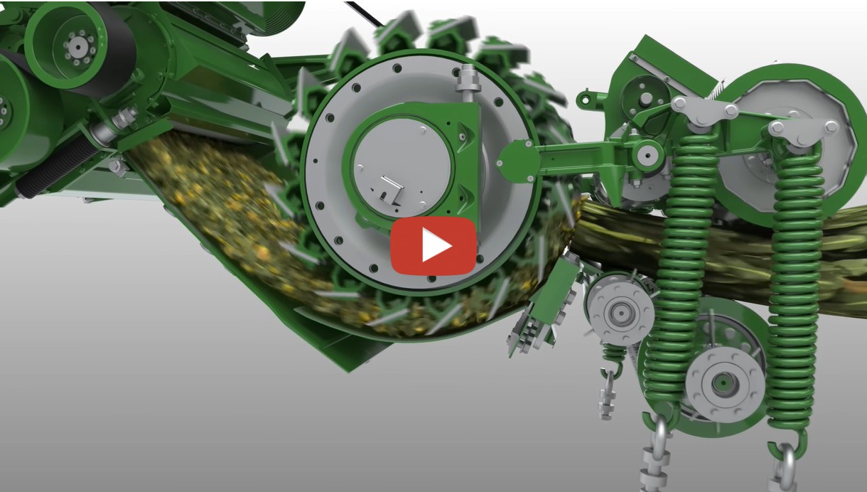 John Deere - 9000 Series Animation Cropflow -- The ProStream crop flow ...