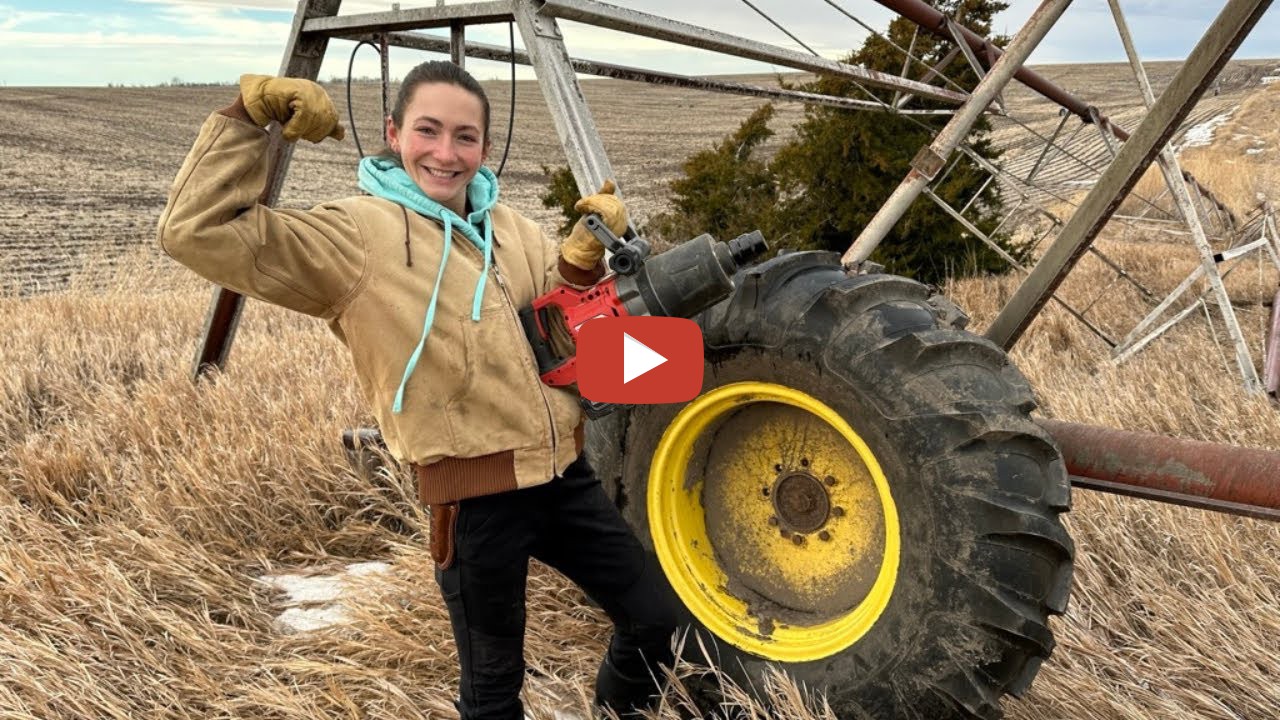 Laura Farms -- Big Job = Big Tools -- Big job today- moving some pivot ...