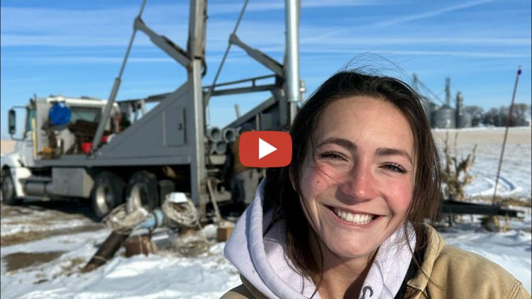 Laura Farms -- How Deep Is A Pivot Irrigation Well? Super cool ...