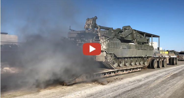 Just a Leopard Tank Cold Start in Alberta! -- Jonathan Pelletier