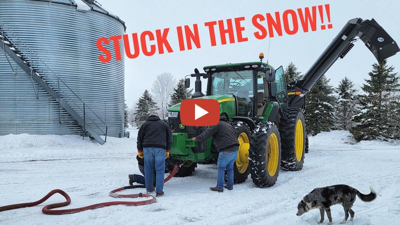 Millennial Farmer -- We got the tractor and grain cart stuck in the ...