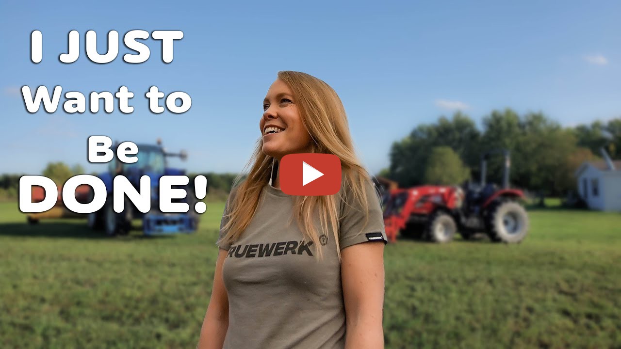 WT Farm Girl Videos - Baler Break Downs -- That's the name of the game ...