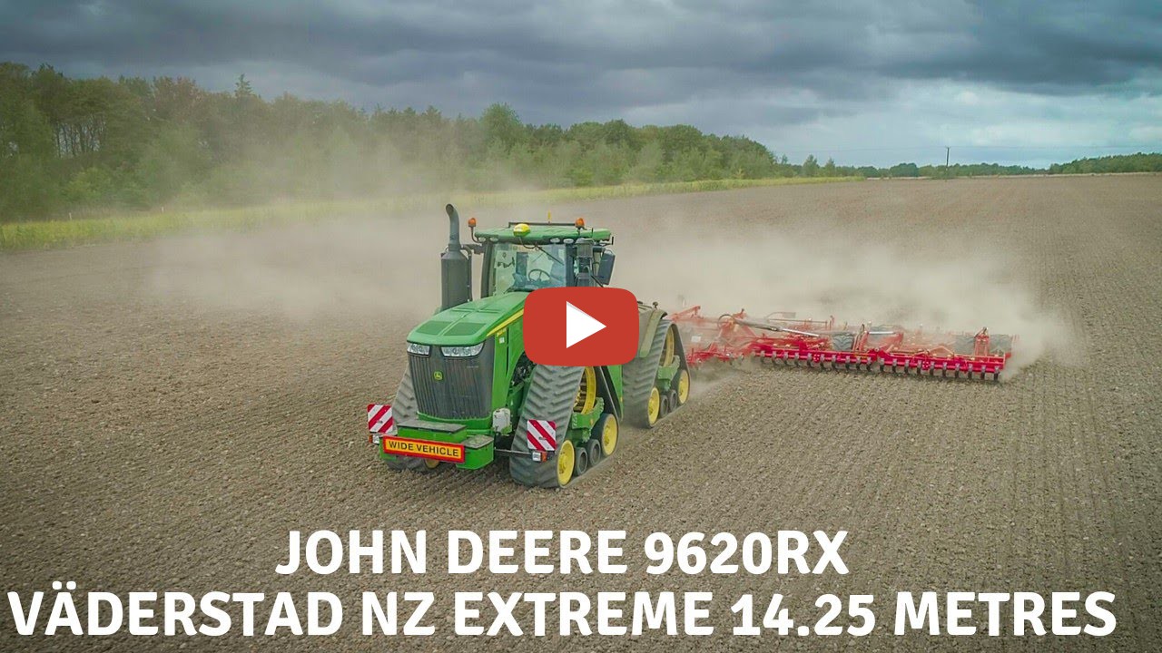 John Deere 9620RX having an early outing with a brand new Vaderstad NZ ...
