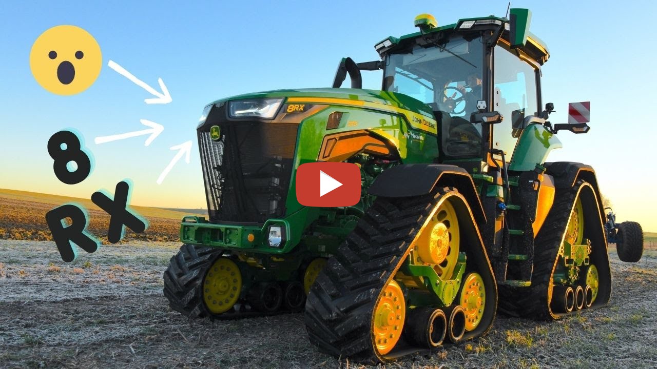 The first miles of a new John Deere 8 RX — Mathieu-agri 57