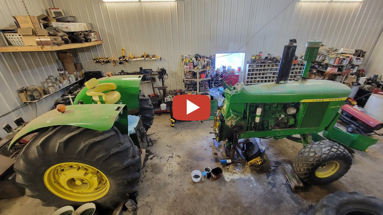 The John Deere 5010 is split!! Let's see what are the problems ...