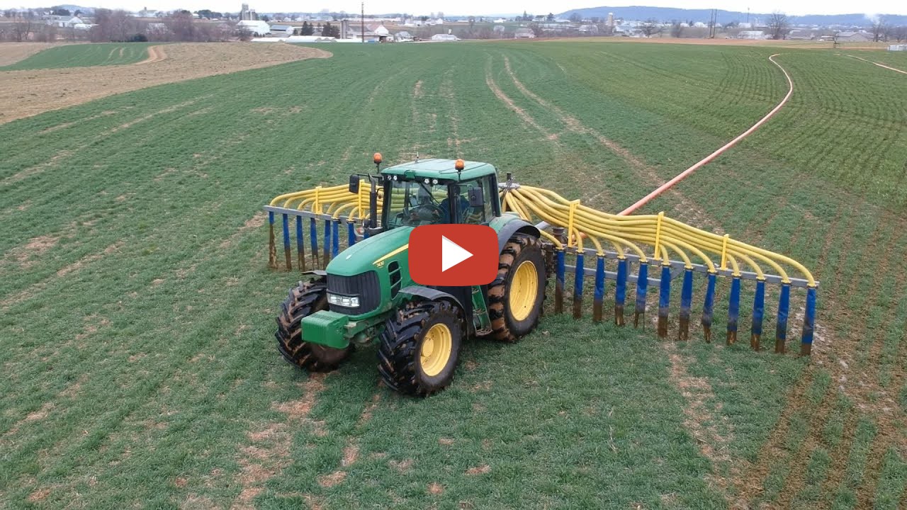 10th Generation Dairyman -- Dragline Manure Spreading - No Tanks Needed - With John Deere tractors