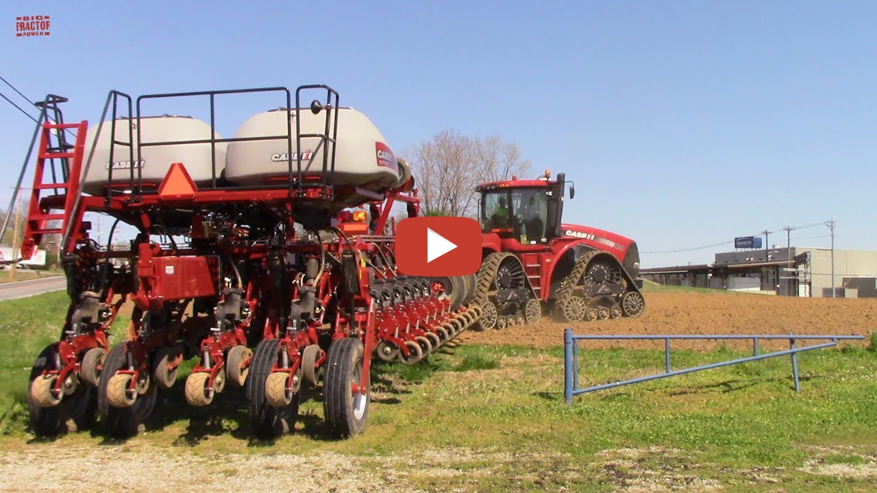bigtractorpower -- 2023 -- PLANTING the FIRST CORN FIELD of the Season with CASE IH Tractors ...