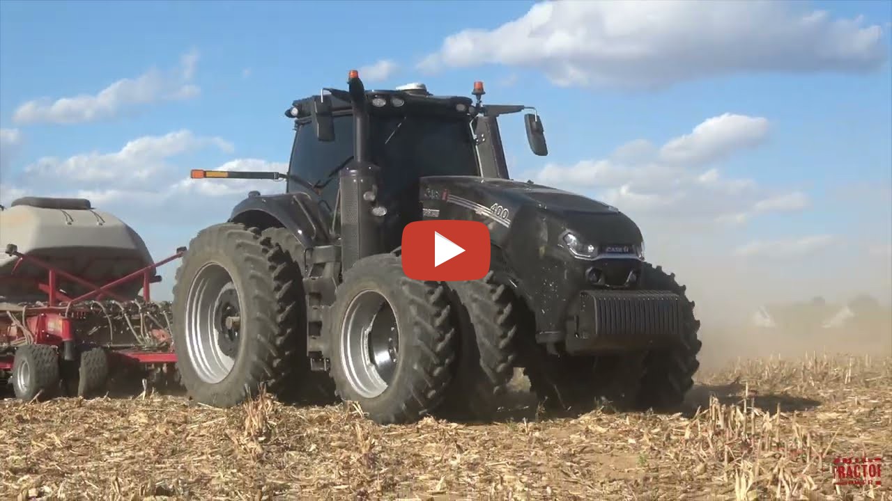 bigtractorpower -- Why is this CASE IH Tractor Painted Black? CASE IH at the 2023 National Farm ...