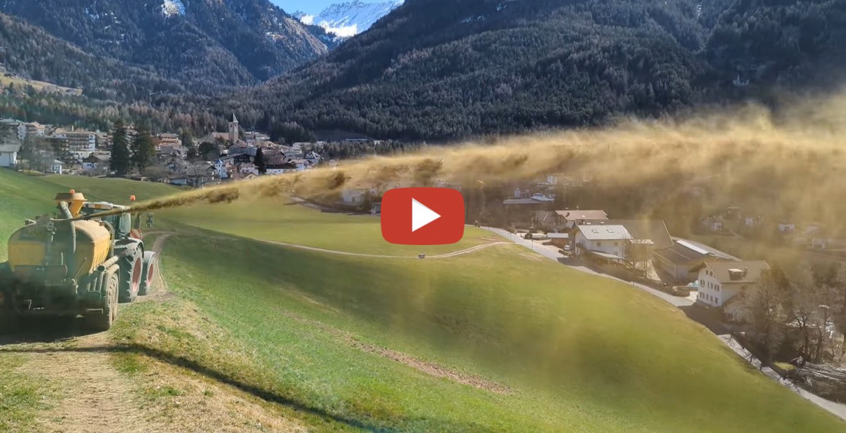 Liquid manure spreading in Austria 2023 - Extreme terrain with a ...