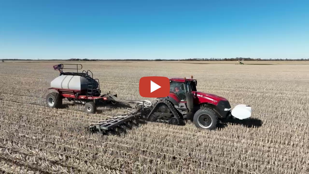 Jacob Farms - 2023 Strip-Tillage in southern Kansas. Equipment used is a Case IH Magnum 340 ...