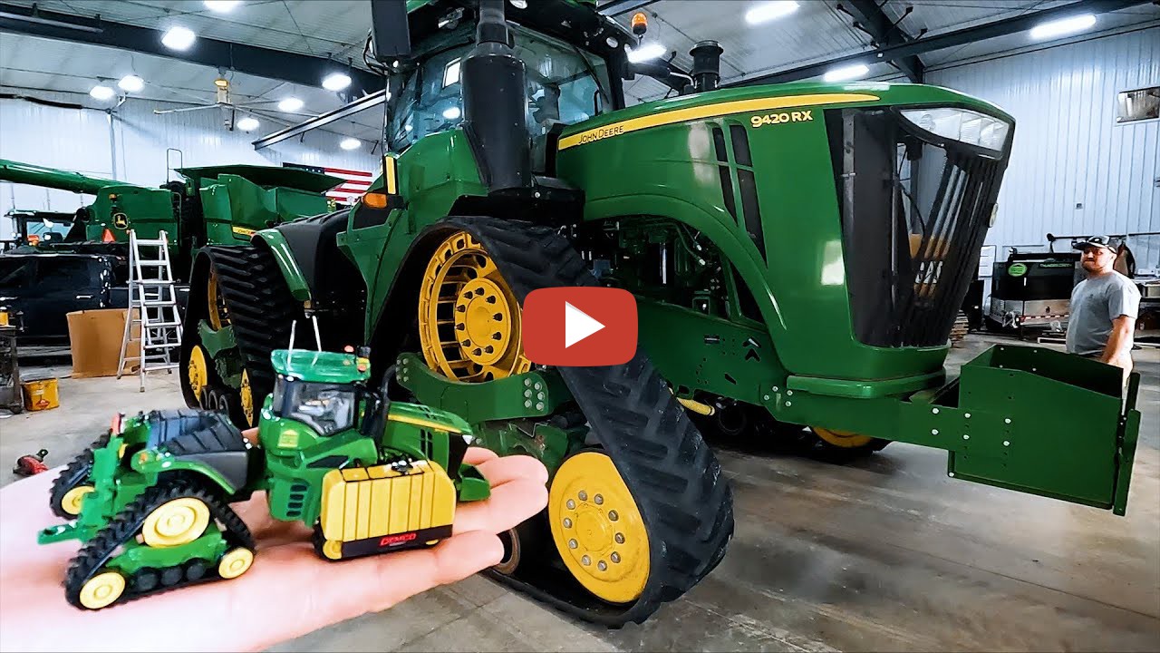 Larson Farms -- We Got A New Tractor!! Shopwork on the planter......