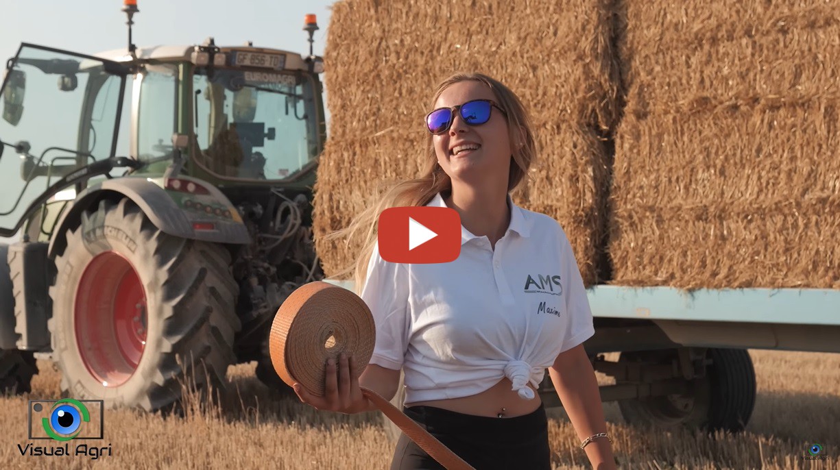 Girlpower…..Bale transport with Manon….. Fendt and JCB tractors ...
