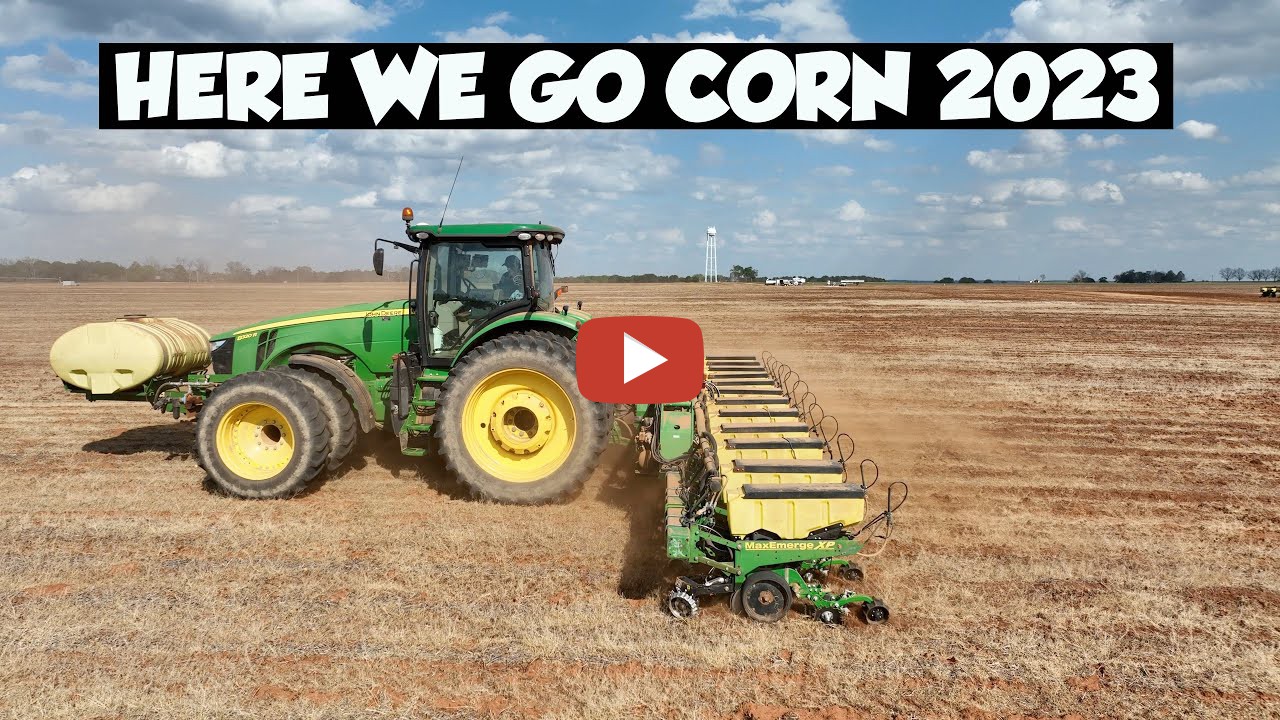 PLANTING SEASON 2023 HAS STARTED --Cornplanting with John Deere tractor ...