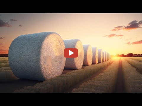 How Farms Work -- Is Wrapping Hay Even Worth It? Ryan is explaning wat ...