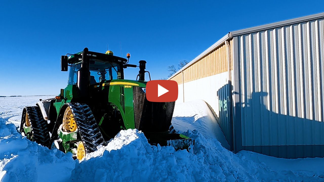 Larson Farms -- Can We Get A 9RX Stuck In Snow? Spring 2023 with big ...