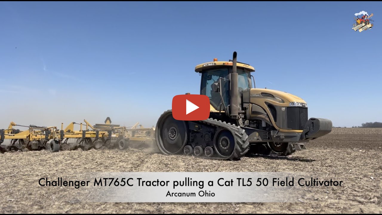 Mike Less - Farmhand Mike -- Challenger MT765C Tractor pulling a Cat ...