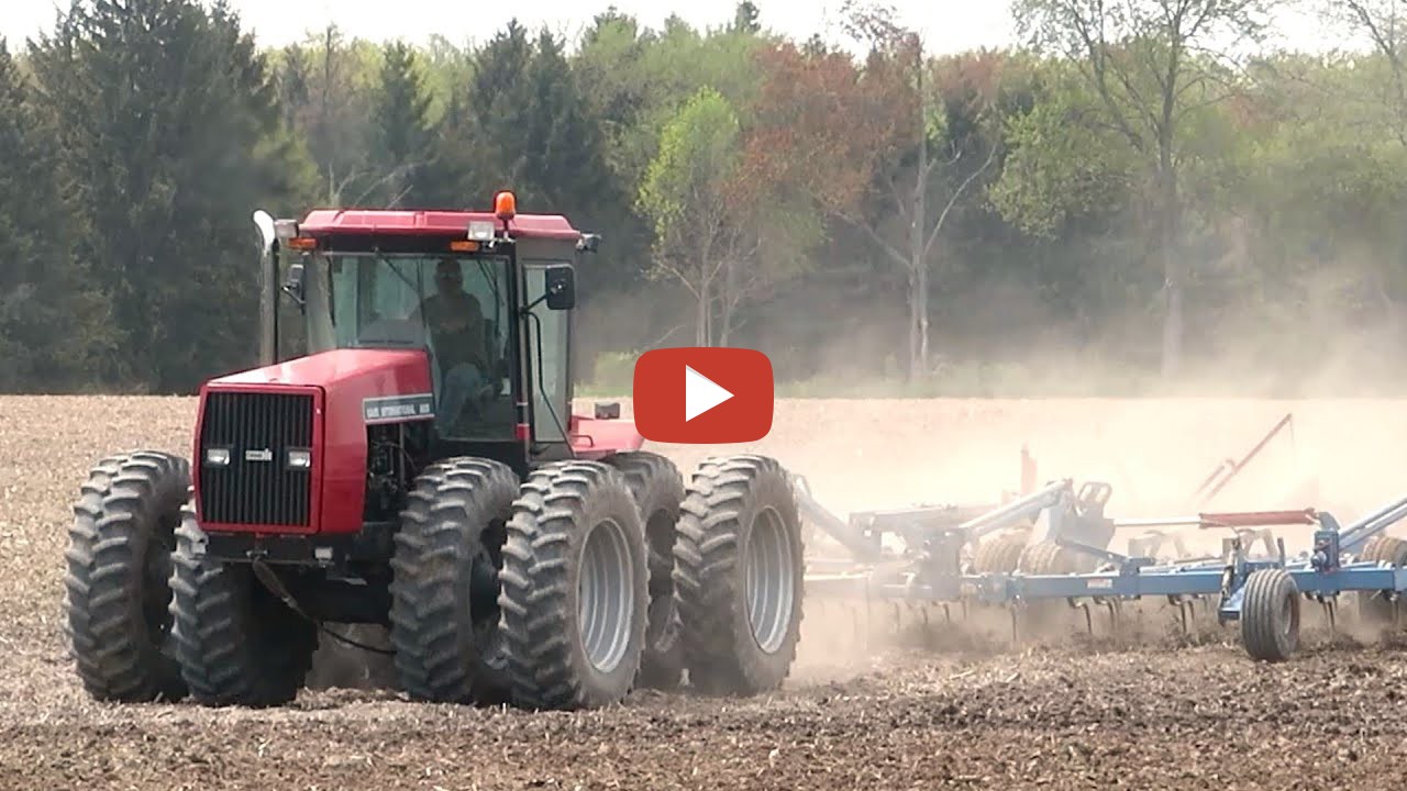 2023 -- Case International 4wd Tractor is Cultivating Ground in Ontario ...