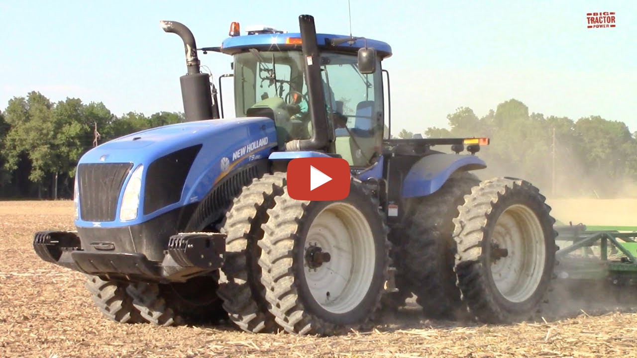 bigtractorpower 2023 in the field with two big tractors working on soybean planting. A 405 hp ...