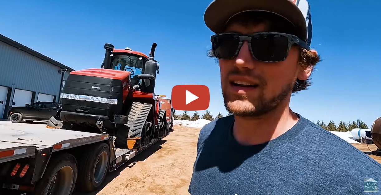 New Ride For Spring! New tractor on the farm.......... Larson Farms