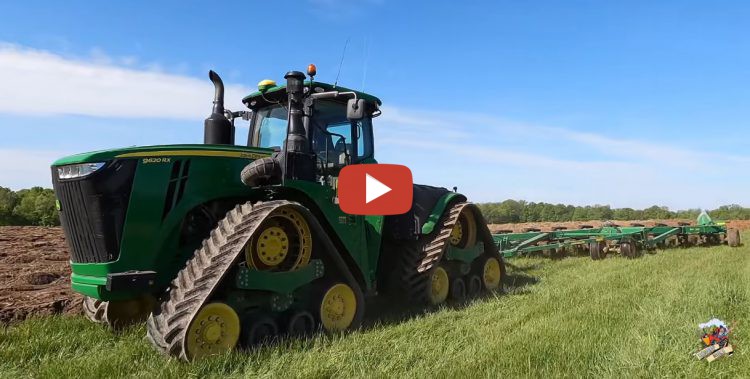 Mike Less - Farmhand Mike -- Plowing Up a Field of Sod with a John ...