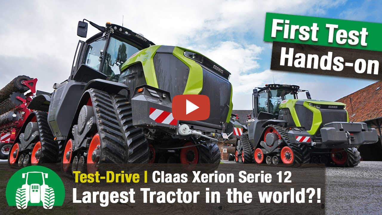 Farmworld_TV -- Test Drive Claas Xerion 12.650 The most powerful cvt ...
