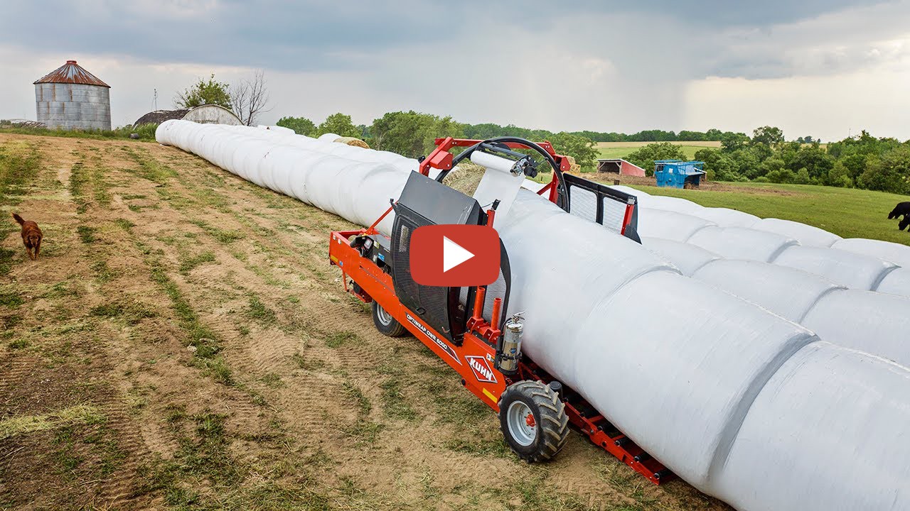 How Farms Work -- Wrapping Up A Storm - KUHN Optiwrap OWR 6000 Inline ...