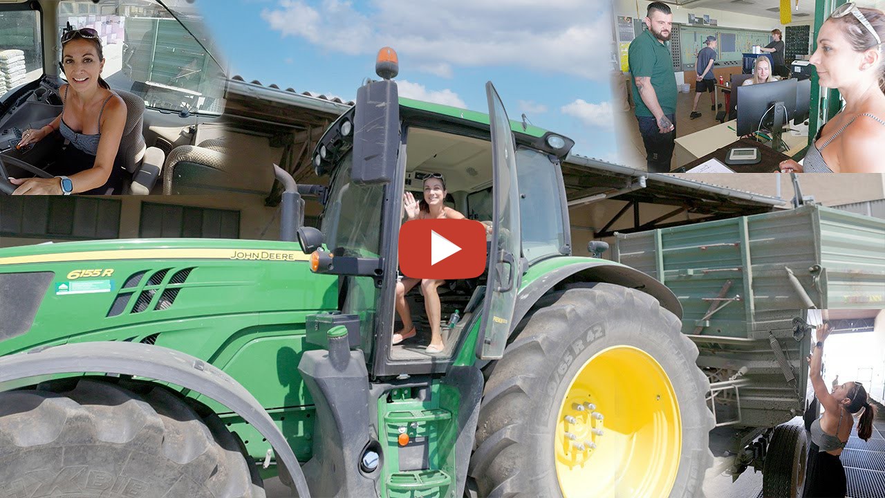 Angela Steiner -Harvest 2023- Farmer Girl brings malting barley to the ...