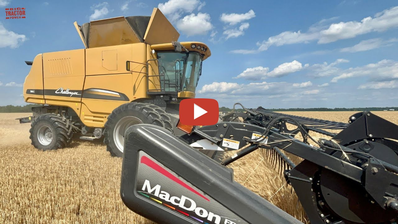 bigtractorpower 2023 -- What is a CHALLENGER Combine? In the field with ...