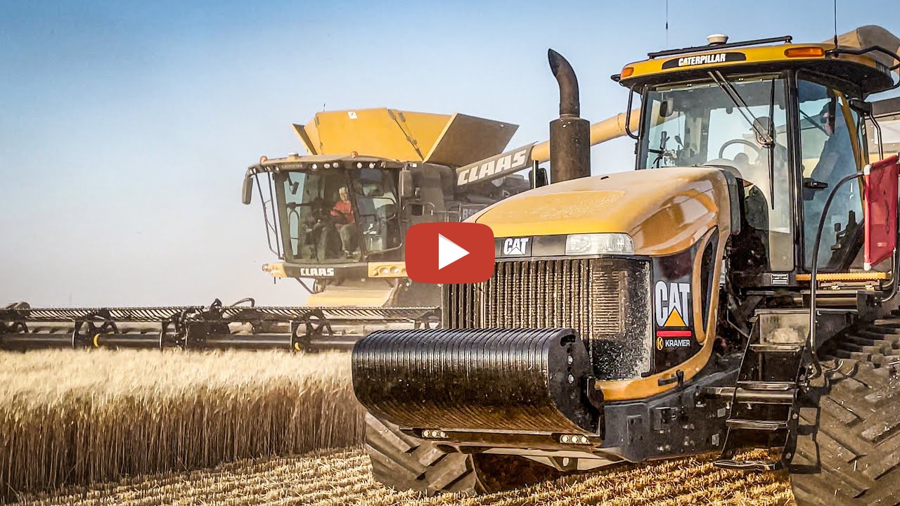 CAT Power 3 Lexion 760 Harvesters and Cat Challanger + Elmers ...