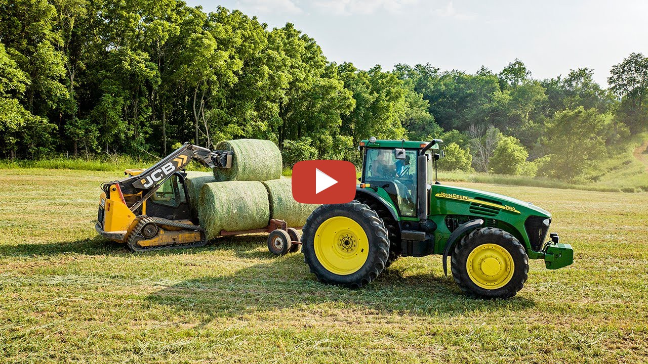 How Farms Work -- The Fine Line of Wrapping Oatlage - KUHN Optiwrap OWR ...