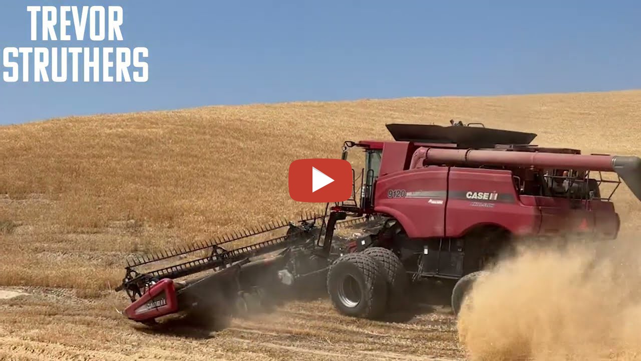 Trevor Struthers --Combine nearly went off the edge! I just miss ...