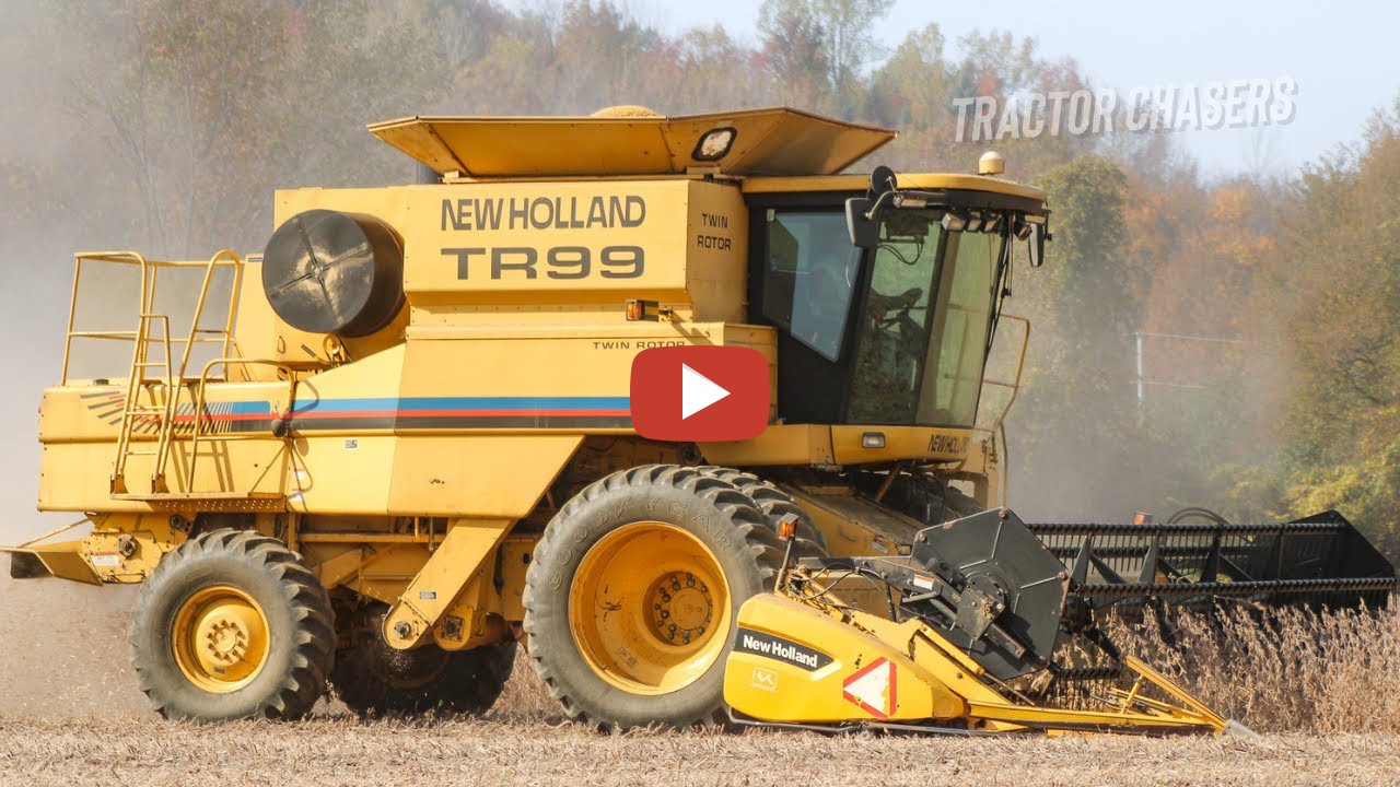 Tractor Chasers -- New Holland TR99 Combine Harvesting - Check out this New Holland TR99 combine ...