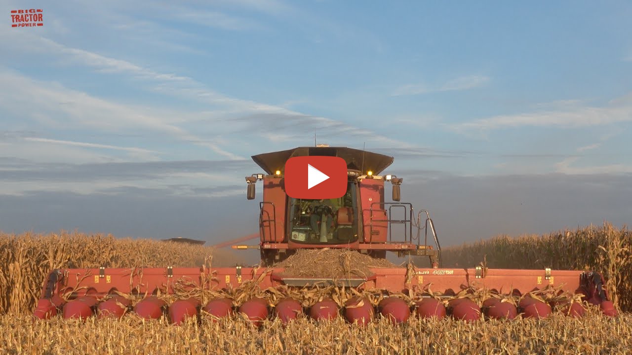 bigtractorpower -- 3,000 Acre Corn Field Harvested by CASE IH 9250 Combines - Big Tractor Power ...