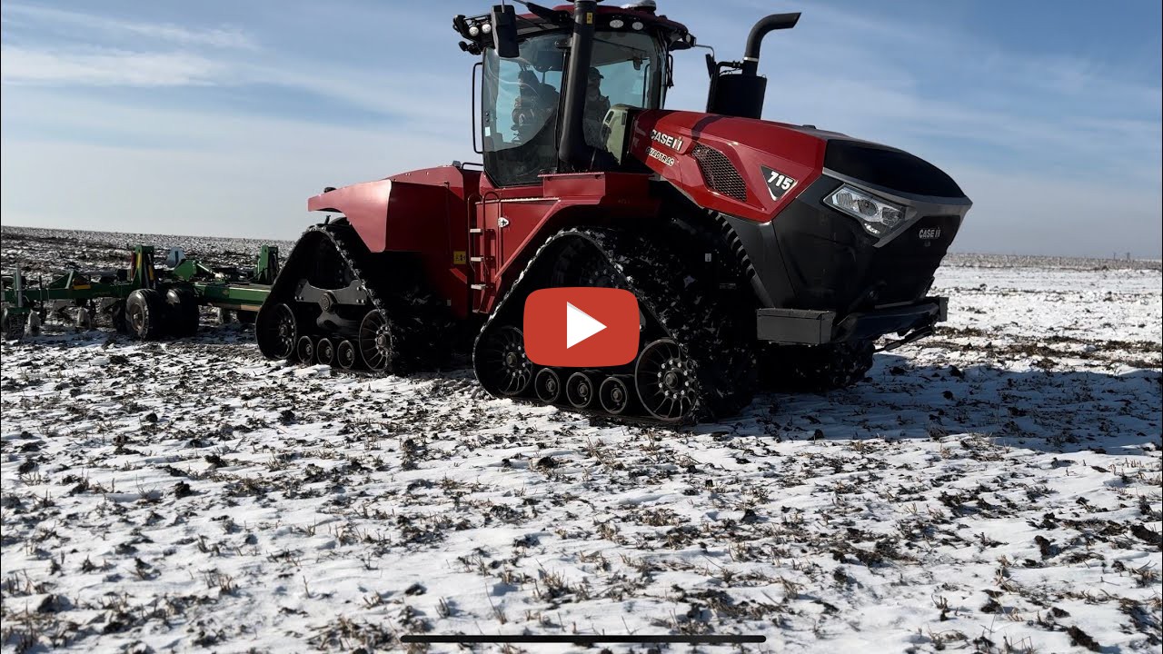 FarminElectra -- CASE 715 Quadtrac vs Great Plains 9 shank in-line ...